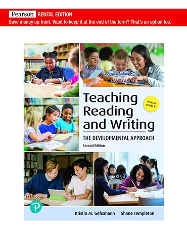 Teaching Reading and Writing: The Developmental Approach, 2nd edition ...