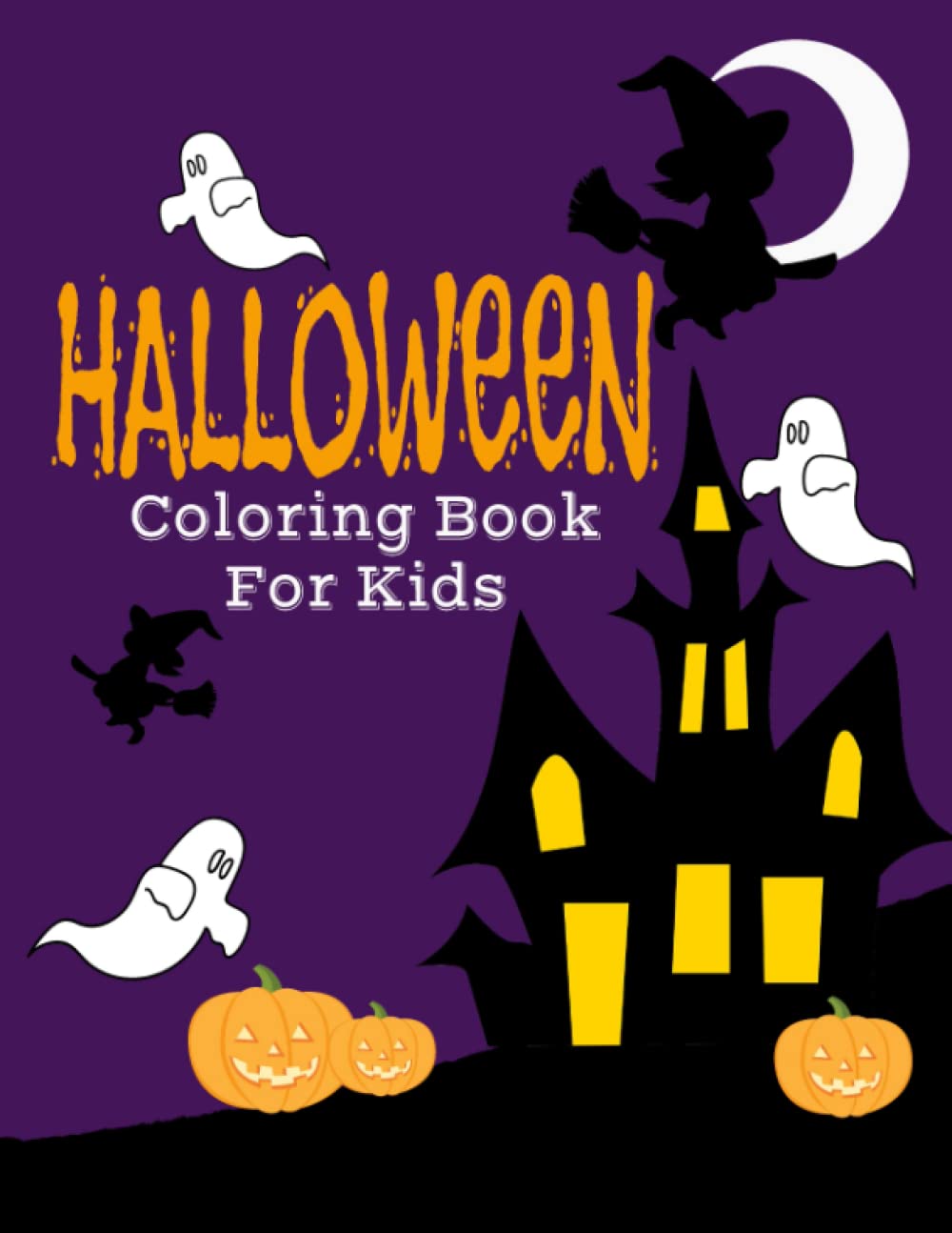 Large Print Halloween Coloring Book Simple And Easy Coloring Pages For large-print-halloween-coloring-book-simple-and-easy-coloring-pages-for