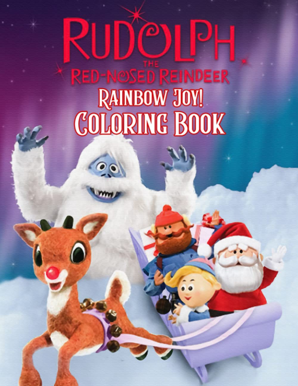 Rudolph the Red-Nosed Reindeer Coloring Book: A Cool Gift For Kids ...