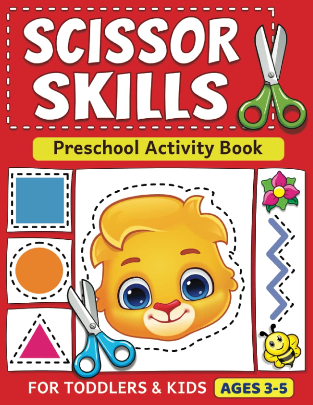 Scissor Skills Preschool Activity Book: Learn to Cut Lines, Shapes ...