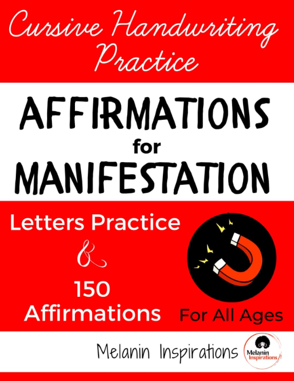 Affirmations for Manifestation Cursive Handwriting Workbook for Adults ...