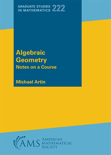 Algebraic Geometry Notes On A Course By Michael Artin Goodreads