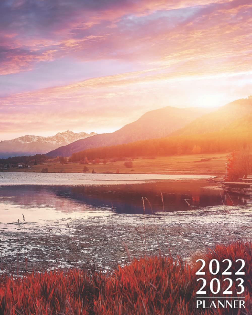 2022-2023 Planner: Glossy 2 Year Daily Weekly Organizer Calendar ...