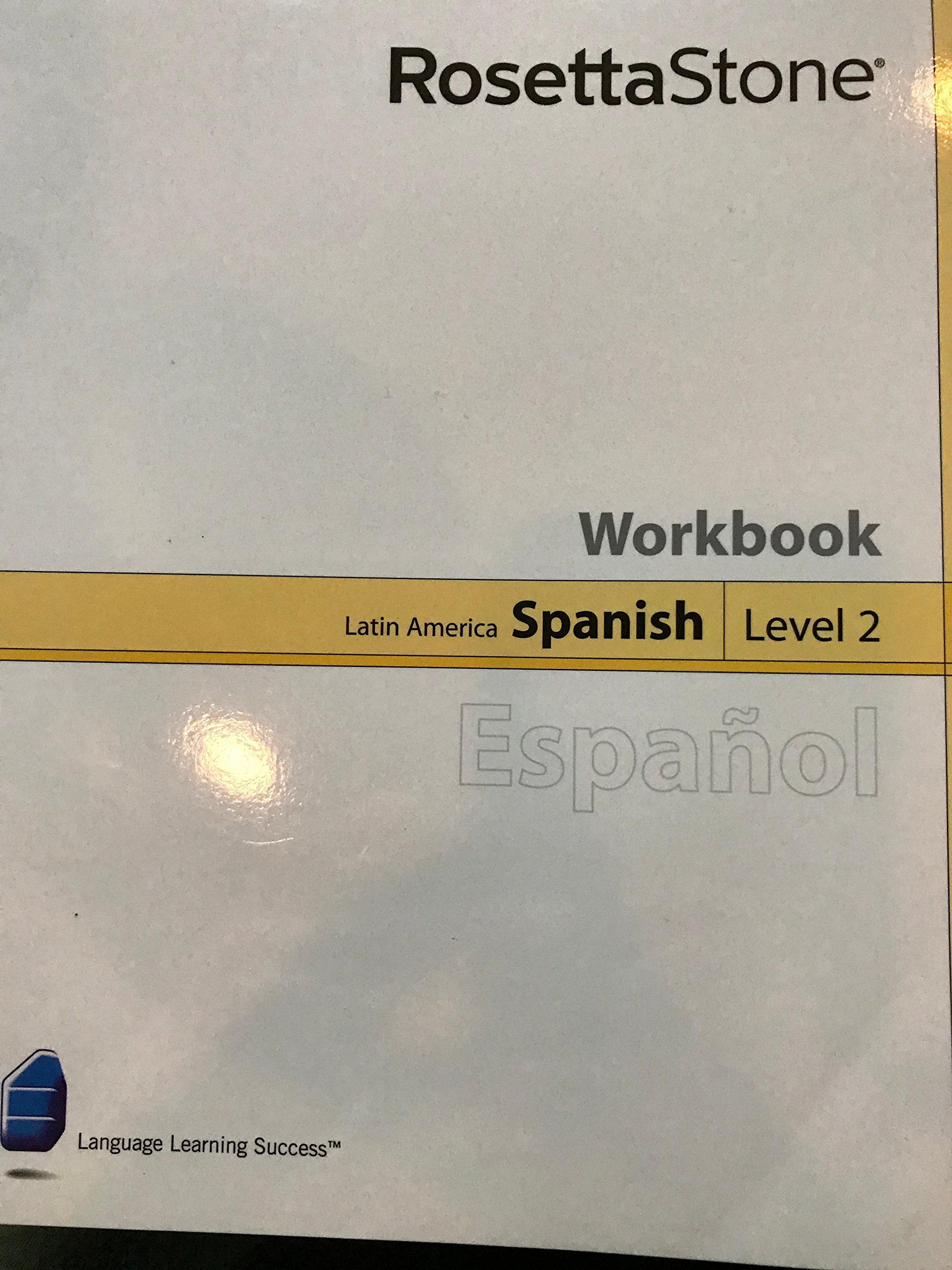Rosetta Stone Workbook Spanish, Level 2 by Fairfield Language ...