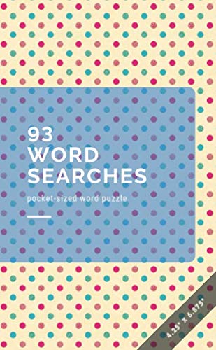 93 Word Searches | Pocket-sized Word Puzzle: Small Word Search | Fun ...