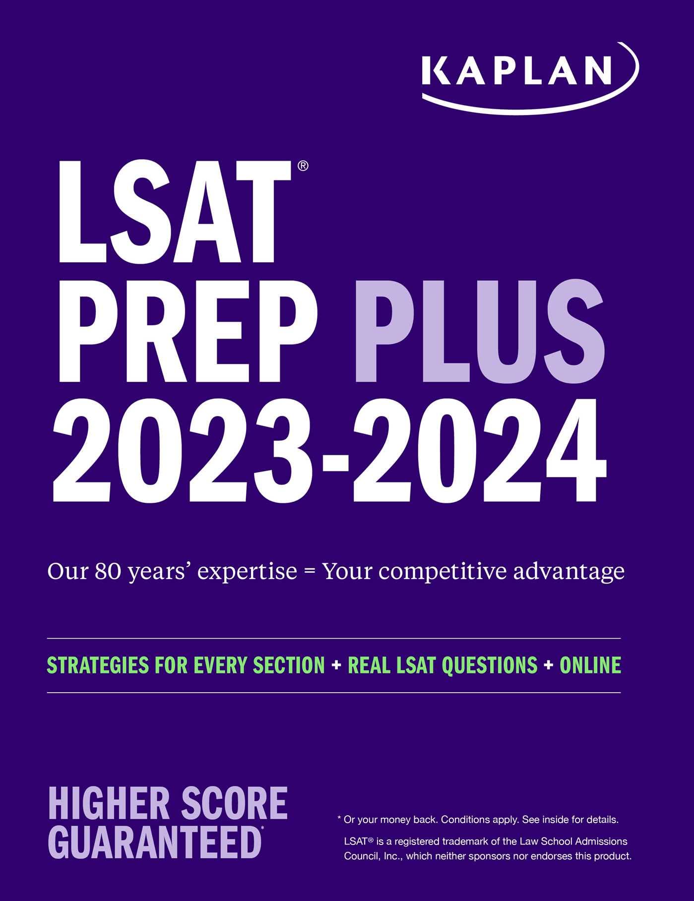 LSAT Prep Plus 2023: Strategies for Every Section + Real LSAT Questions ...