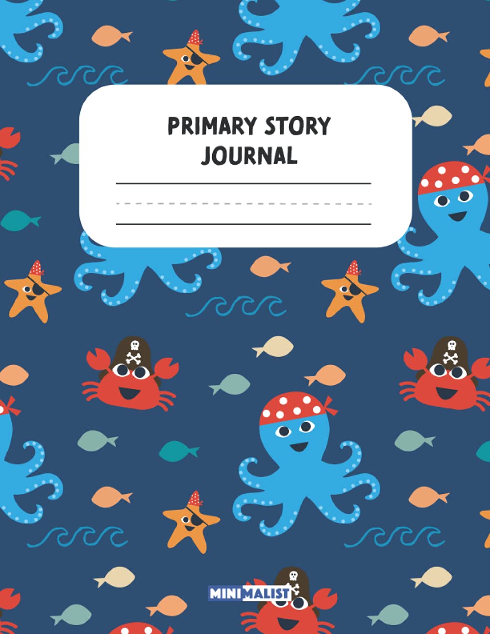 Pirate Primary Story Journal: Draw & Write Dotted Midline Grades K-2 ...