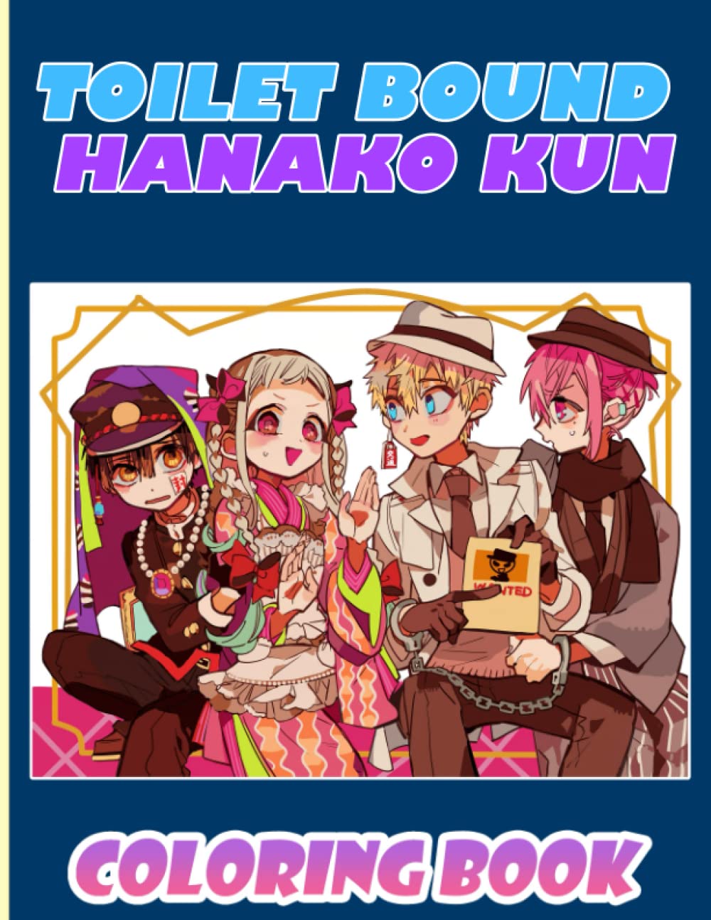 Toilet Bound Hanako Kun Coloring Book Anime Manga for Fan Women Men ...