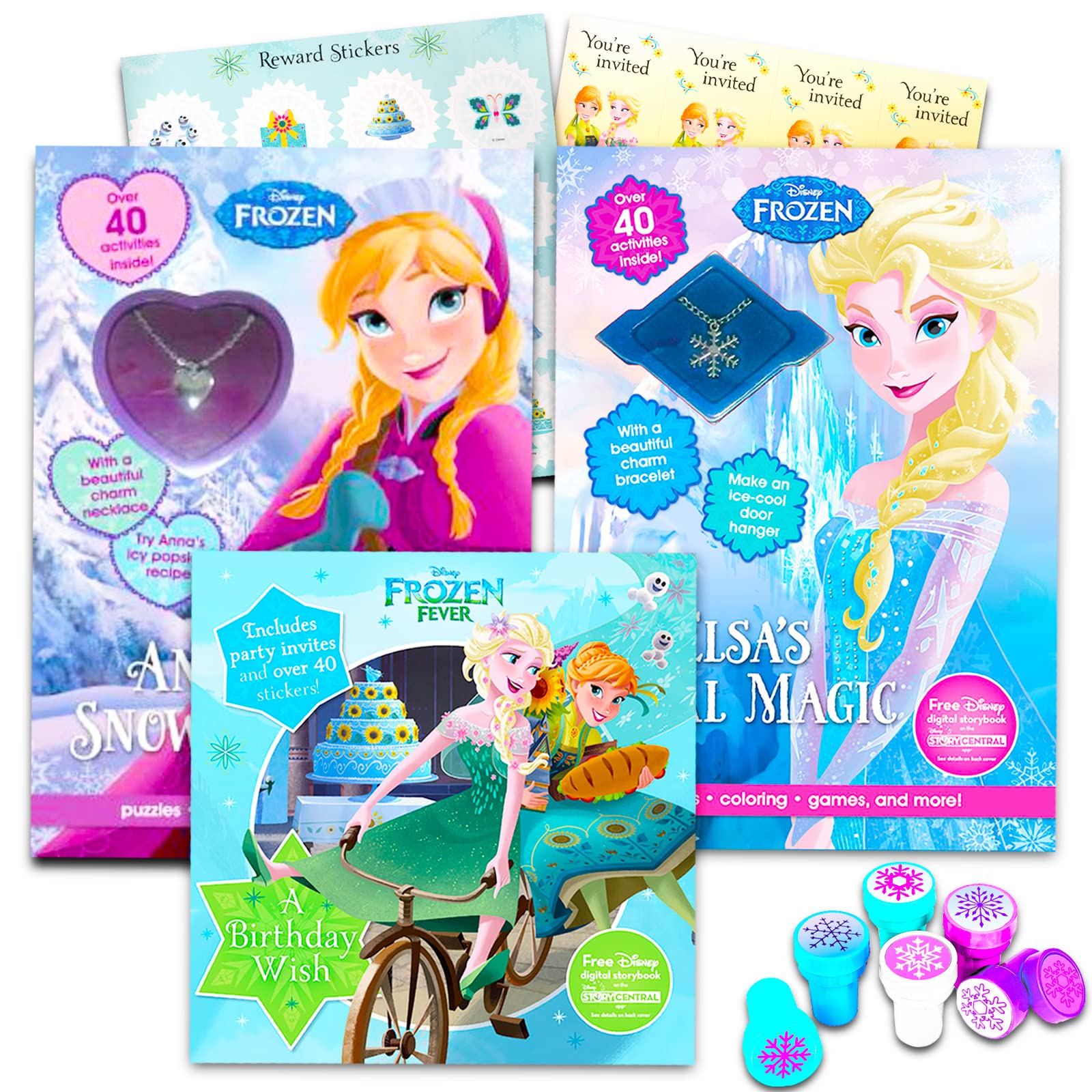 Disney Frozen Coloring and Activity Book Super Set for Kids - Bundle ...