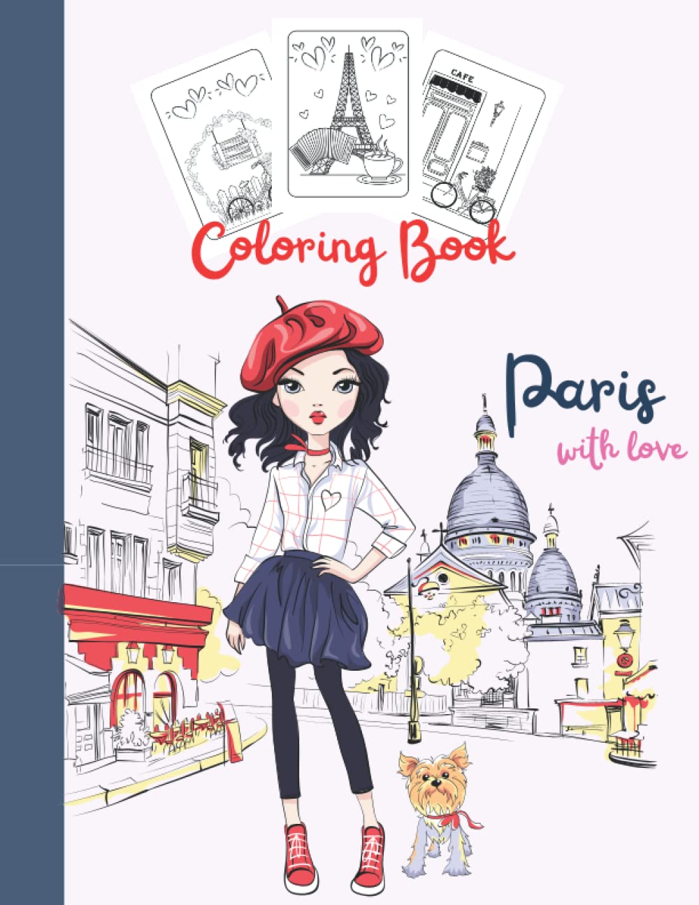Paris Cafe Coloring Pages