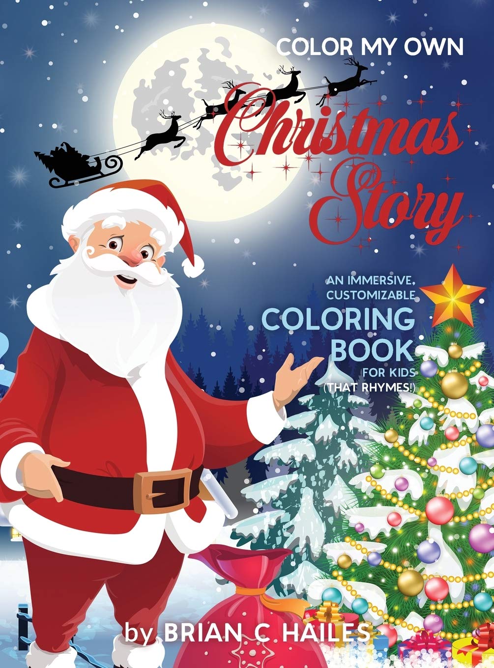 Color My Own Christmas Story: An Immersive, Customizable Coloring Book ...