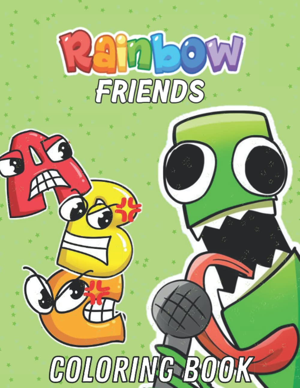 Rainbow Friends Coloring Book: An Interesting Coloring Book For ...