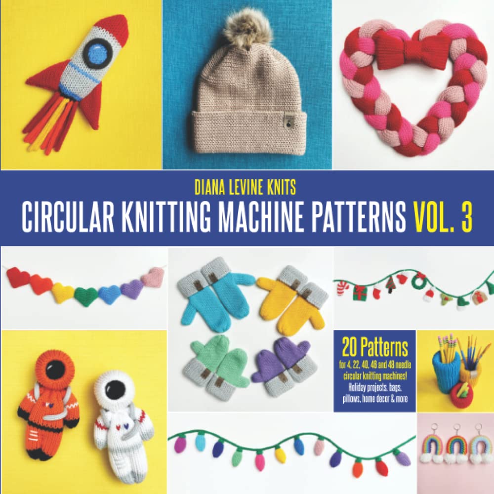 Circular Knitting Machine Patterns Vol. 3: 20 Patterns for 4, 22, 40 ...
