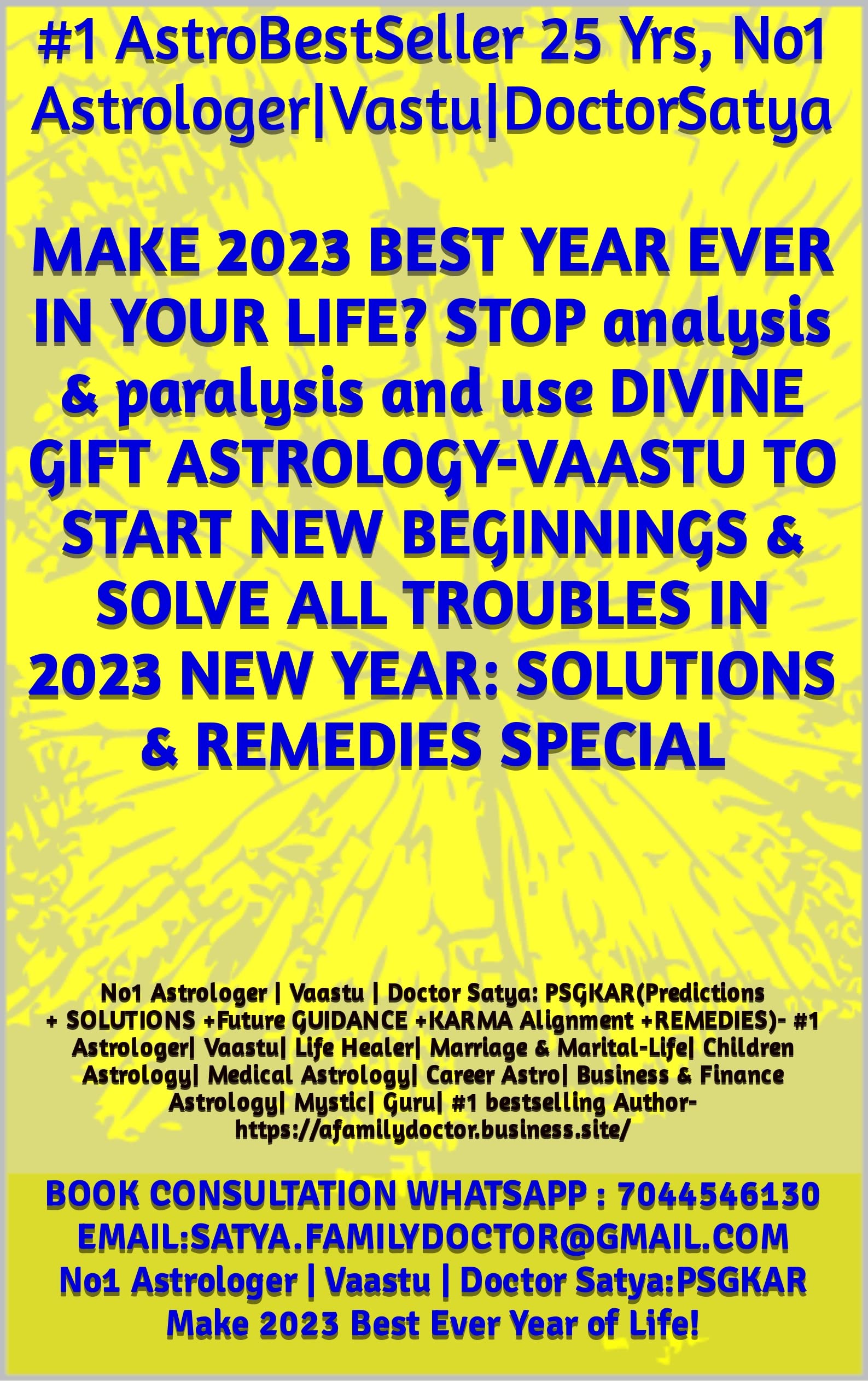 MAKE 2023 BEST YEAR EVER IN YOUR LIFE? STOP analysis & paralysis and ...