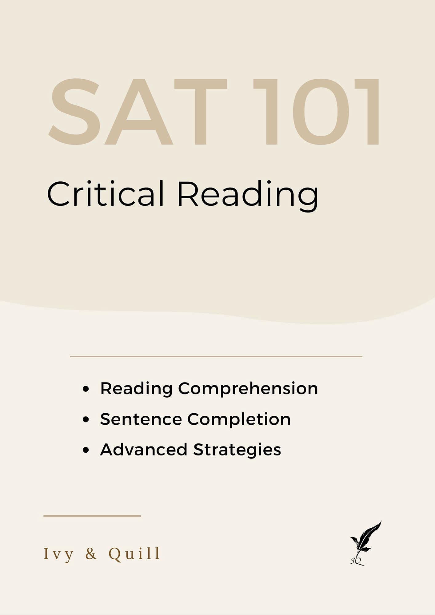 SAT 101 - Critical Reading by Andrea Schiralli | Goodreads