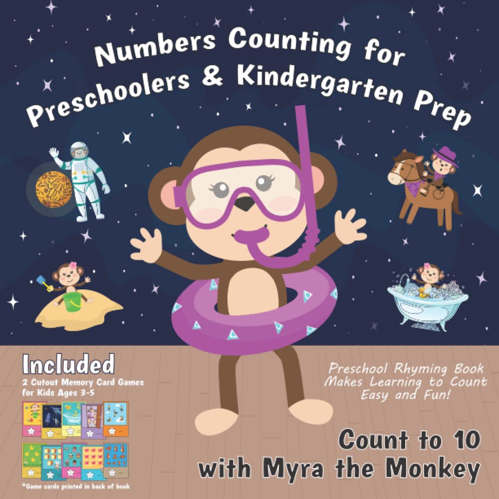 Numbers Counting for Preschoolers and Kindergarten Prep: Count to 10 ...