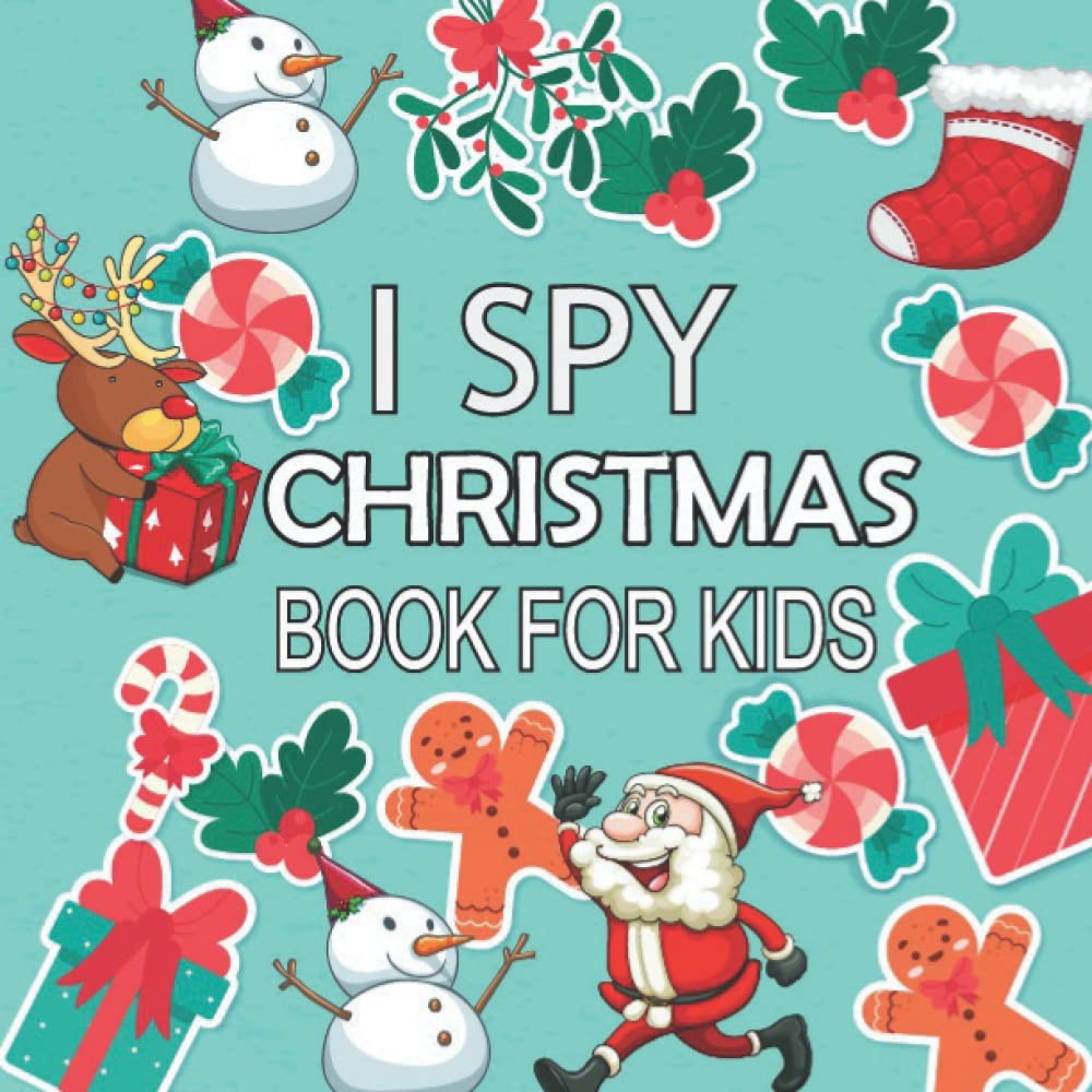 I Spy Christmas Book For Kids: A Fun Search and Guessing Game Book for ...