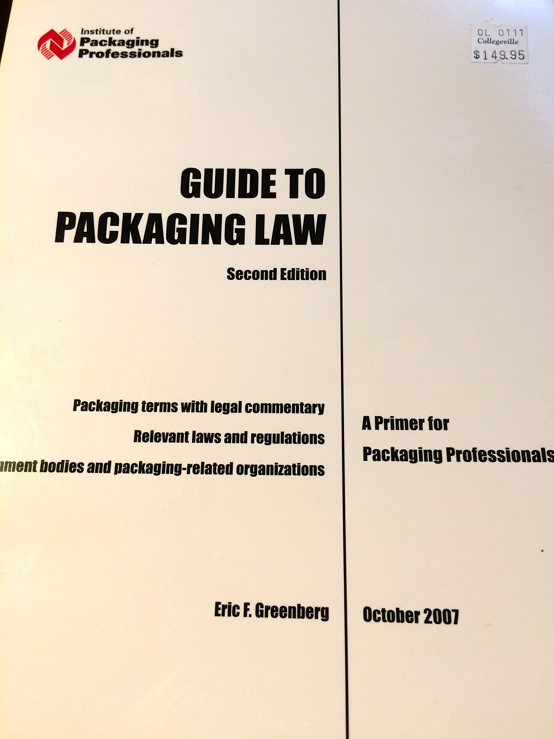 Guide to Packaging Law by eric f. greenberg | Goodreads
