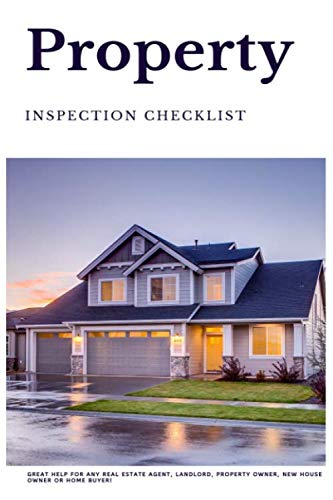Property Inspection Checklist: Home Inspection Book, Property ...