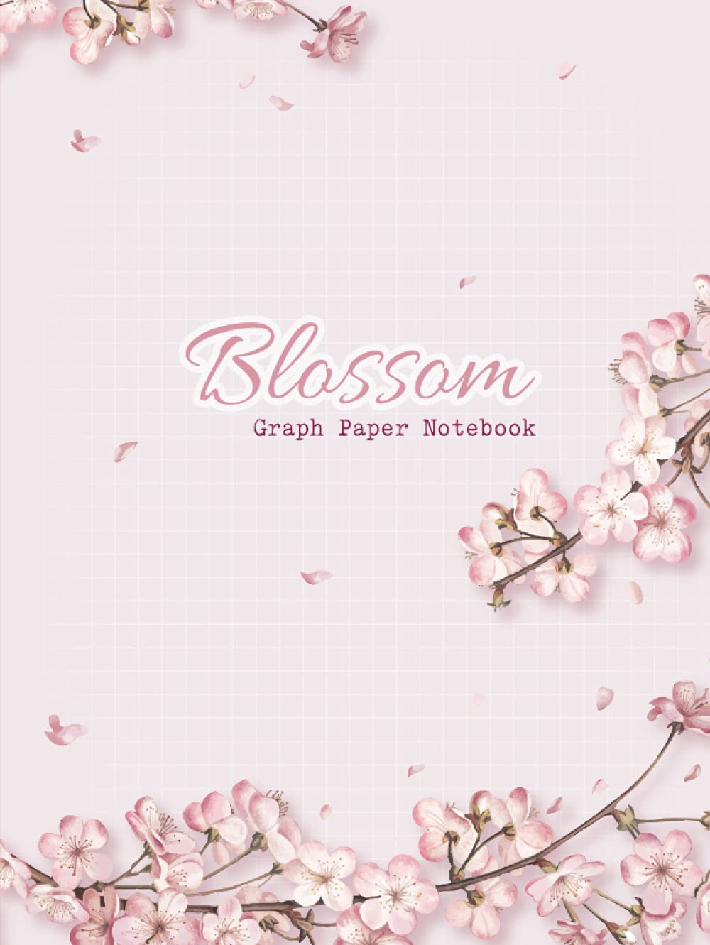 Blossom Graph Notebook: Professional notebook with 5x5 Grid inch Quad ...