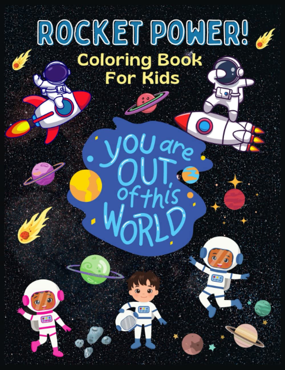Rocket Power Out of This World Coloring & Drawing Book for Kids: Large ...