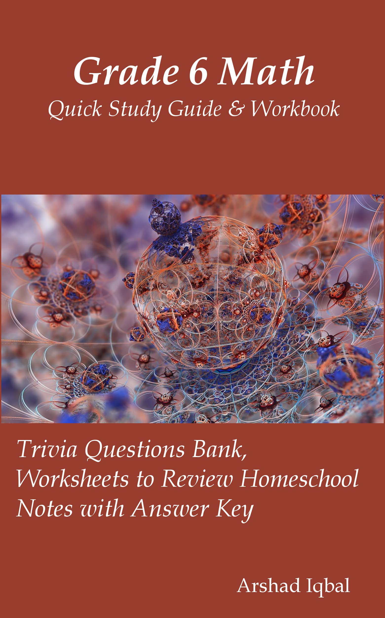 Grade 6 Math Quick Study Guide & Workbook: Trivia Questions Bank ...