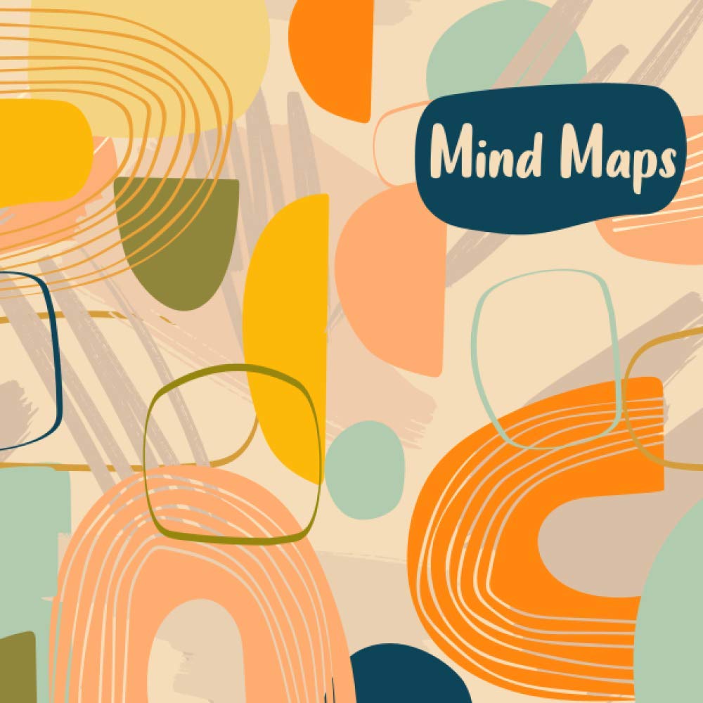 Mind Maps: Square Size Mind Mapping Notebook | Stylish Modern Abstract ...