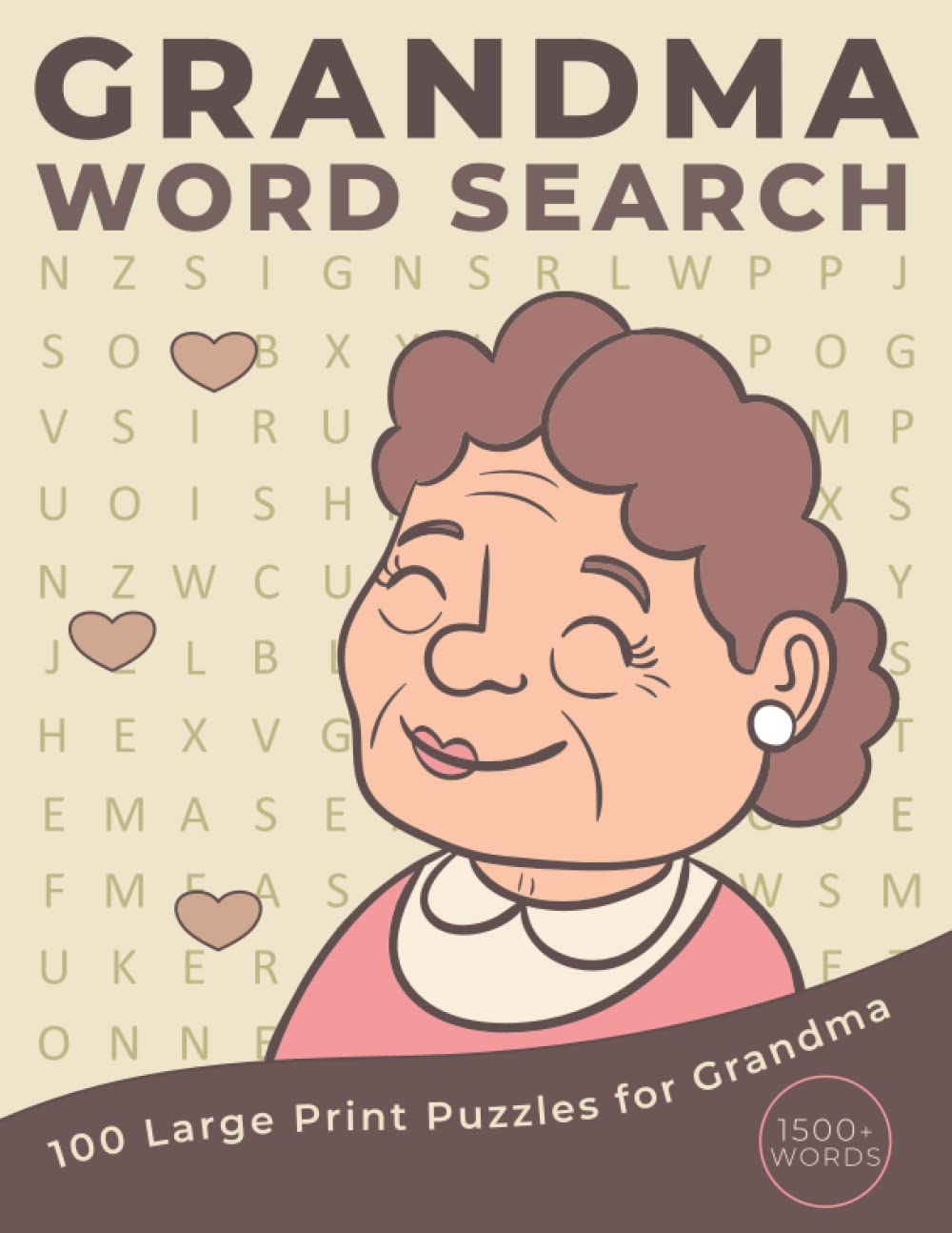Grandma Word Search: Word Search Puzzle Book for Seniors and Adults ...