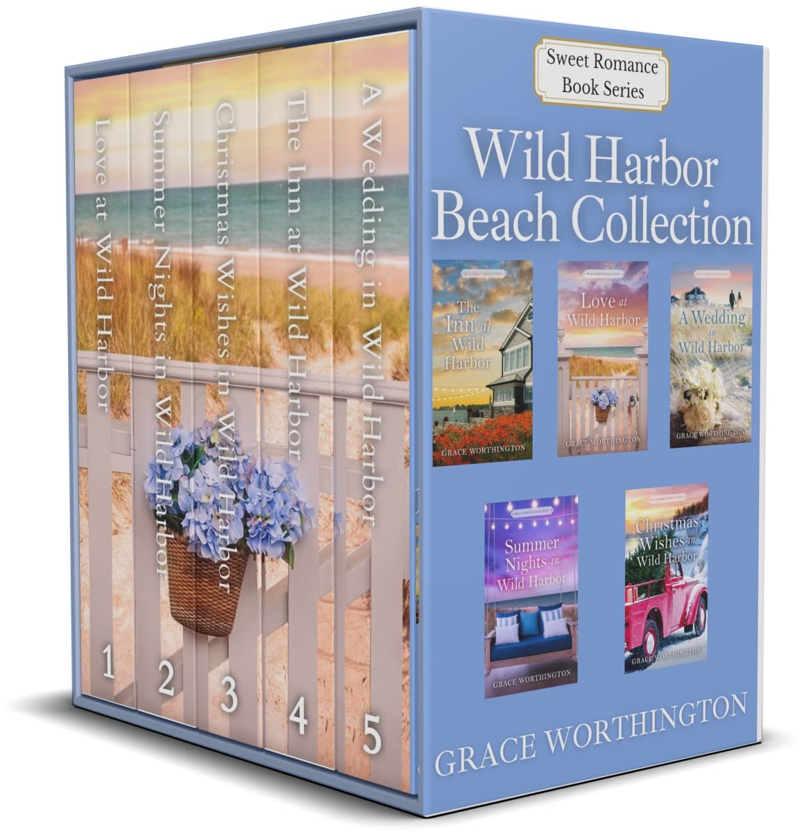 Wild Harbor Beach Collection: Sweet Romance Book Series by Grace ...