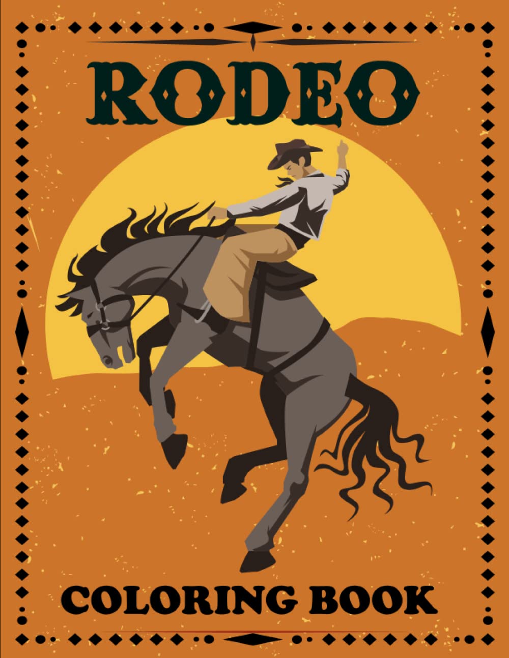 Rodeo Coloring Book: Color It Rodeo Western Coloring Book | 20 Pages of ...