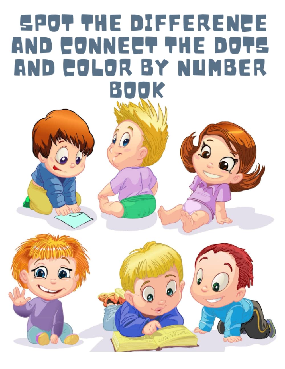 Spot the difference and Connect the dots and Color by number book ...