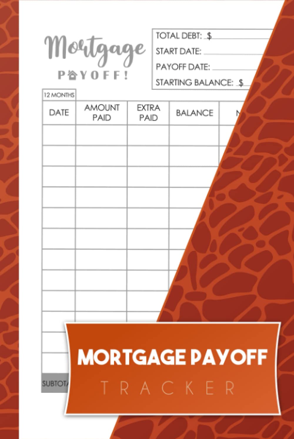 Mortgage Payoff Tracker: 30 Year Mortgage Payoff Debt Tracker Progress ...