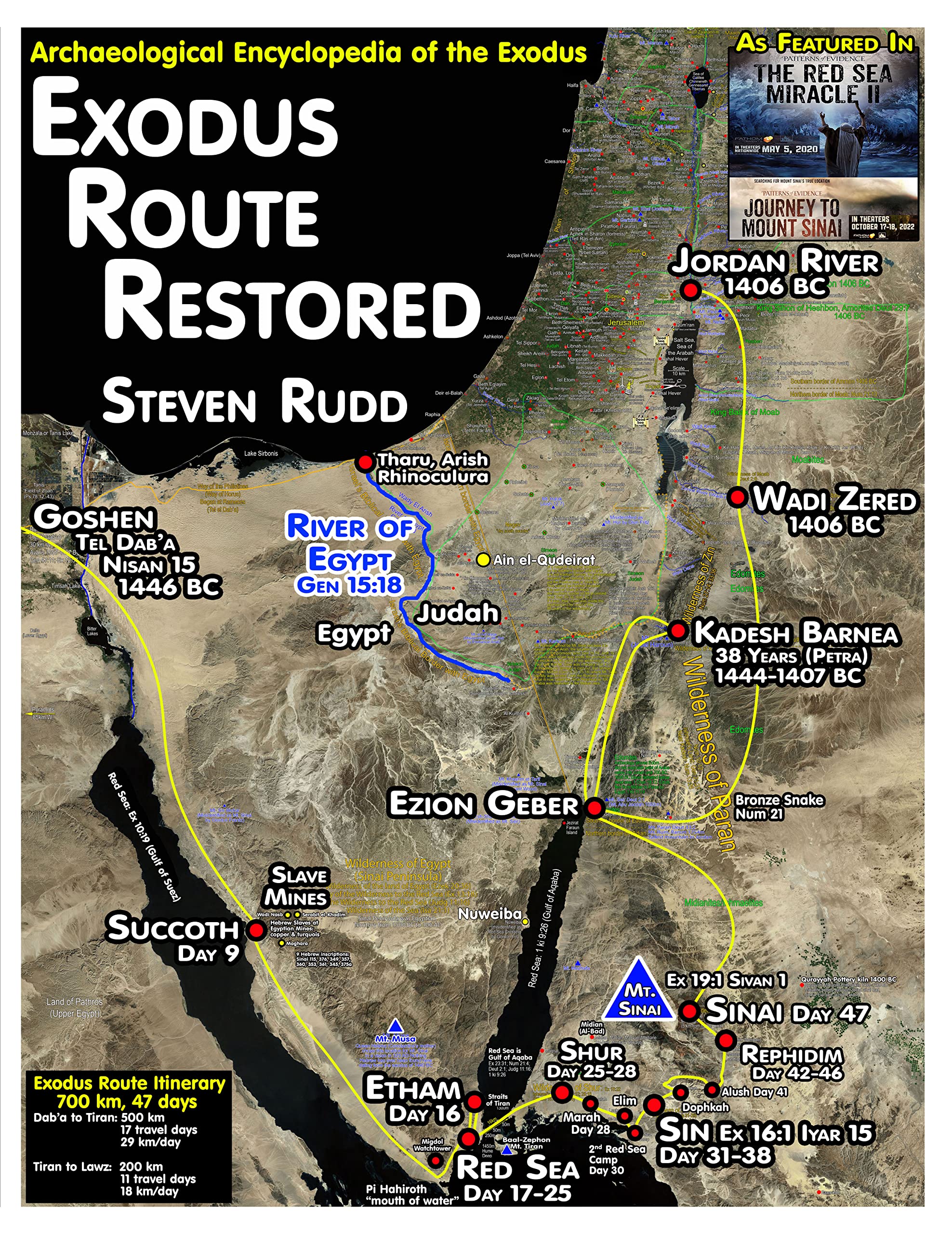 Exodus Route Restored: Archaeological Encyclopedia of the Exodus by ...