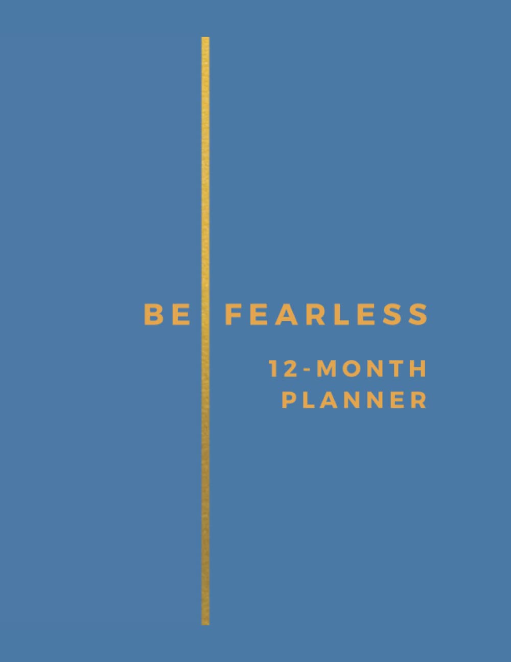 Be Fearless Signature 12 Month Planner- Azure by Fearless Prints ...