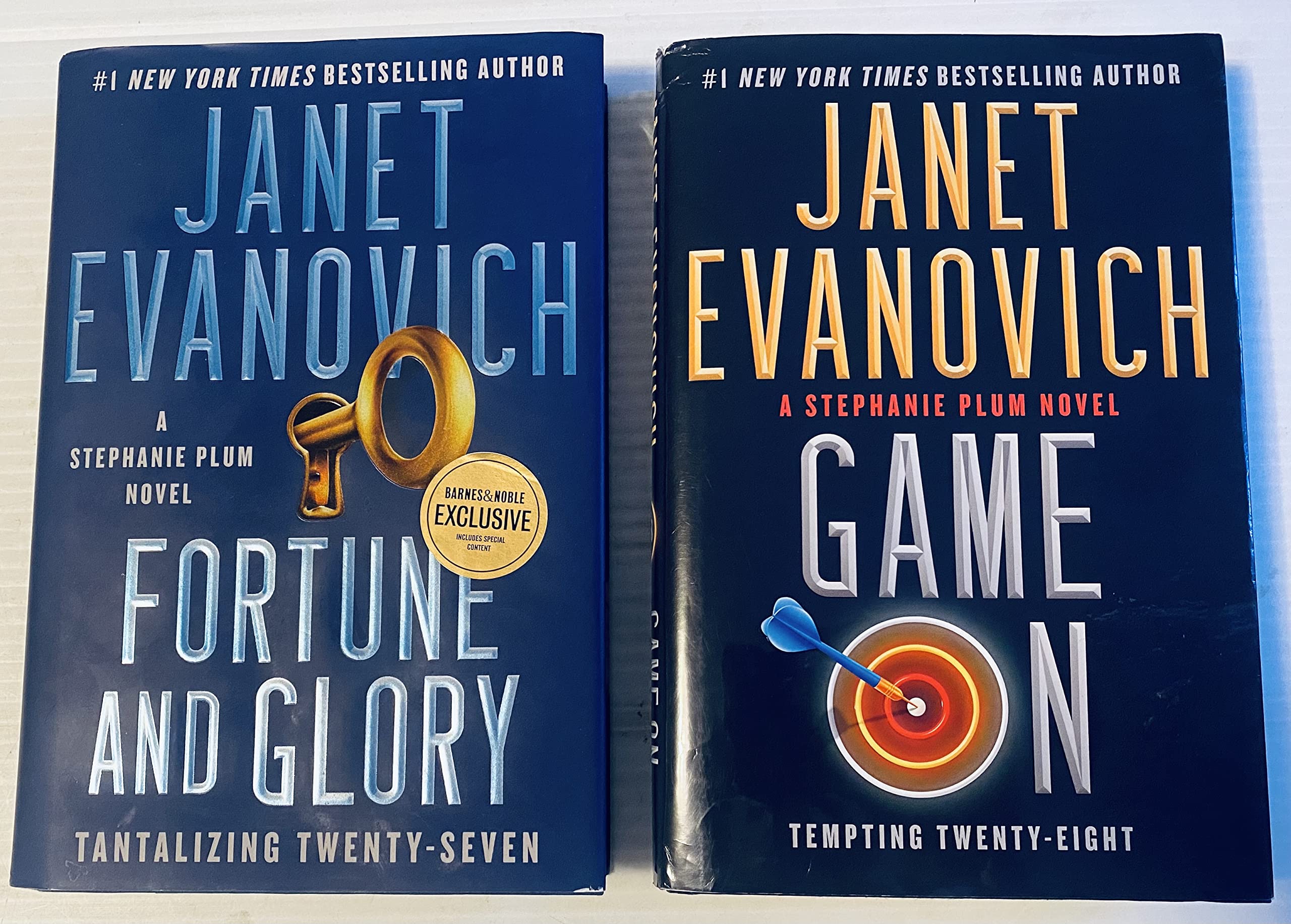 2 Janet Evanovich Books! 1) Fortune and Glory Tantalizing Twenty-Seven ...