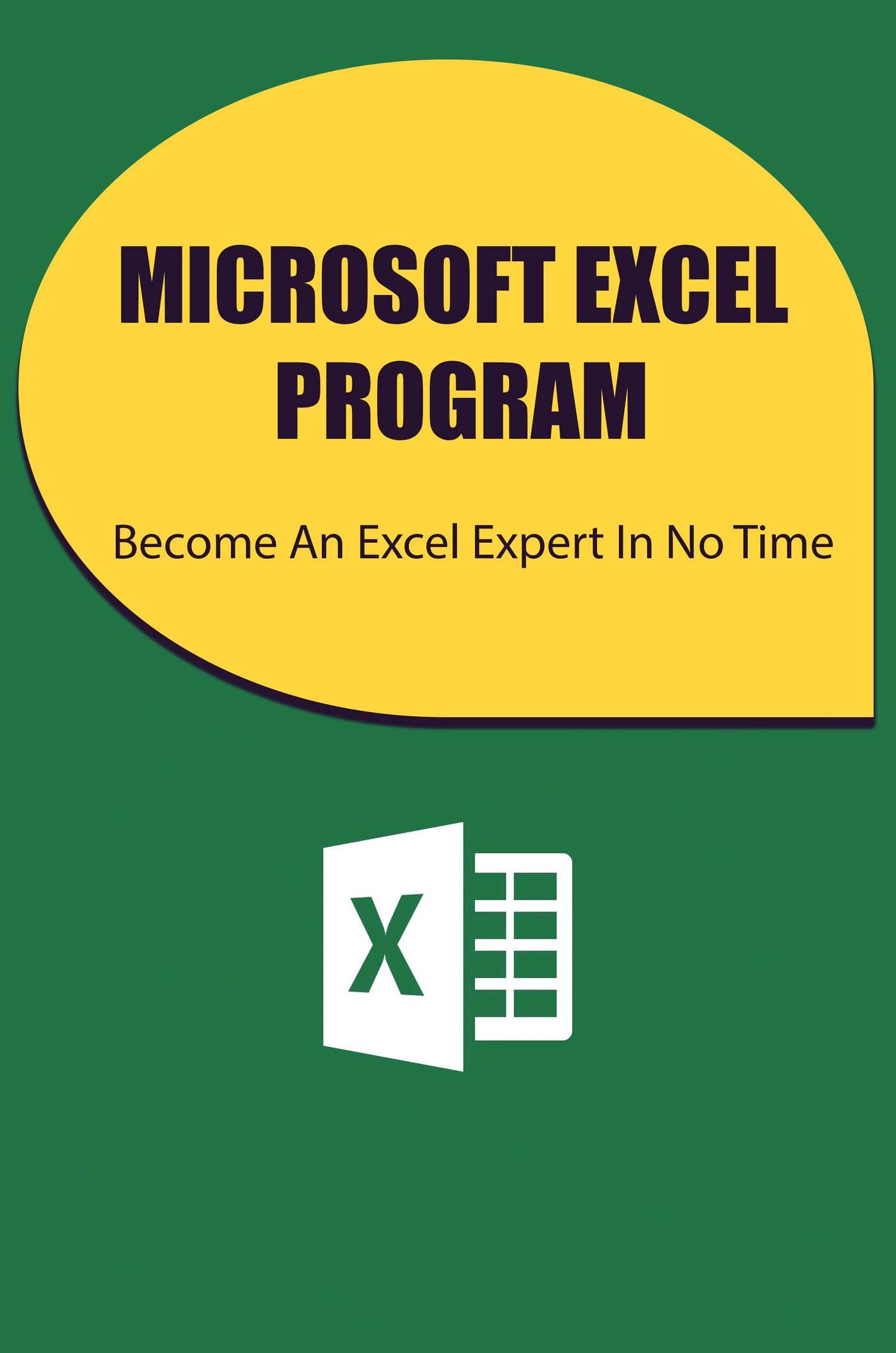 Microsoft Excel Program: Become An Excel Expert In No Time by Kathern ...