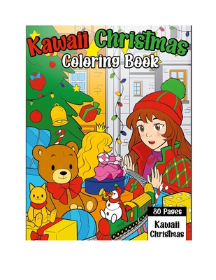 Kawaii Christmas Girls: A Giant Jumbo Children's Coloring Book Features ...