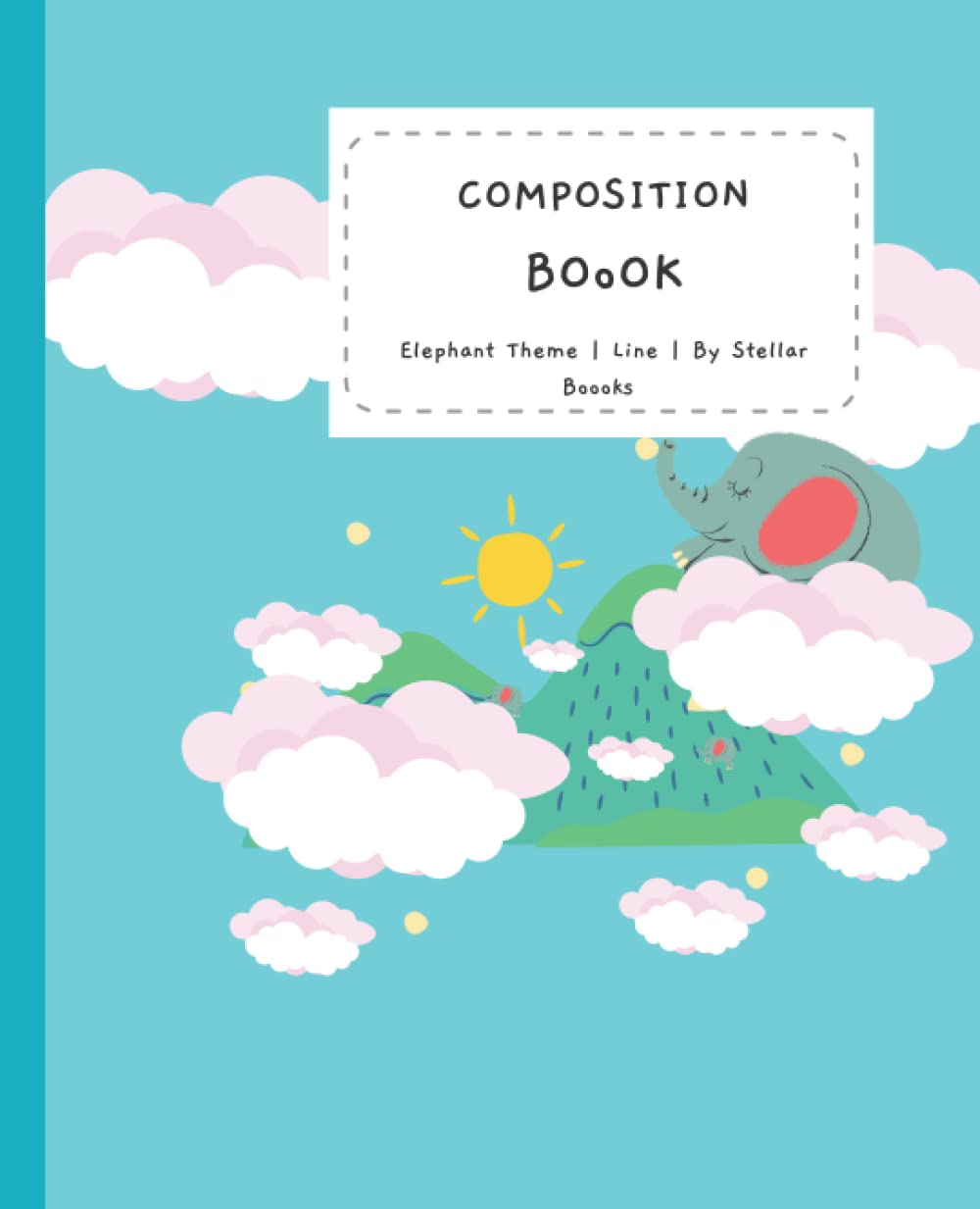 Elephant Composition Boook: Composition Notebook Elephant, Kawaii ...