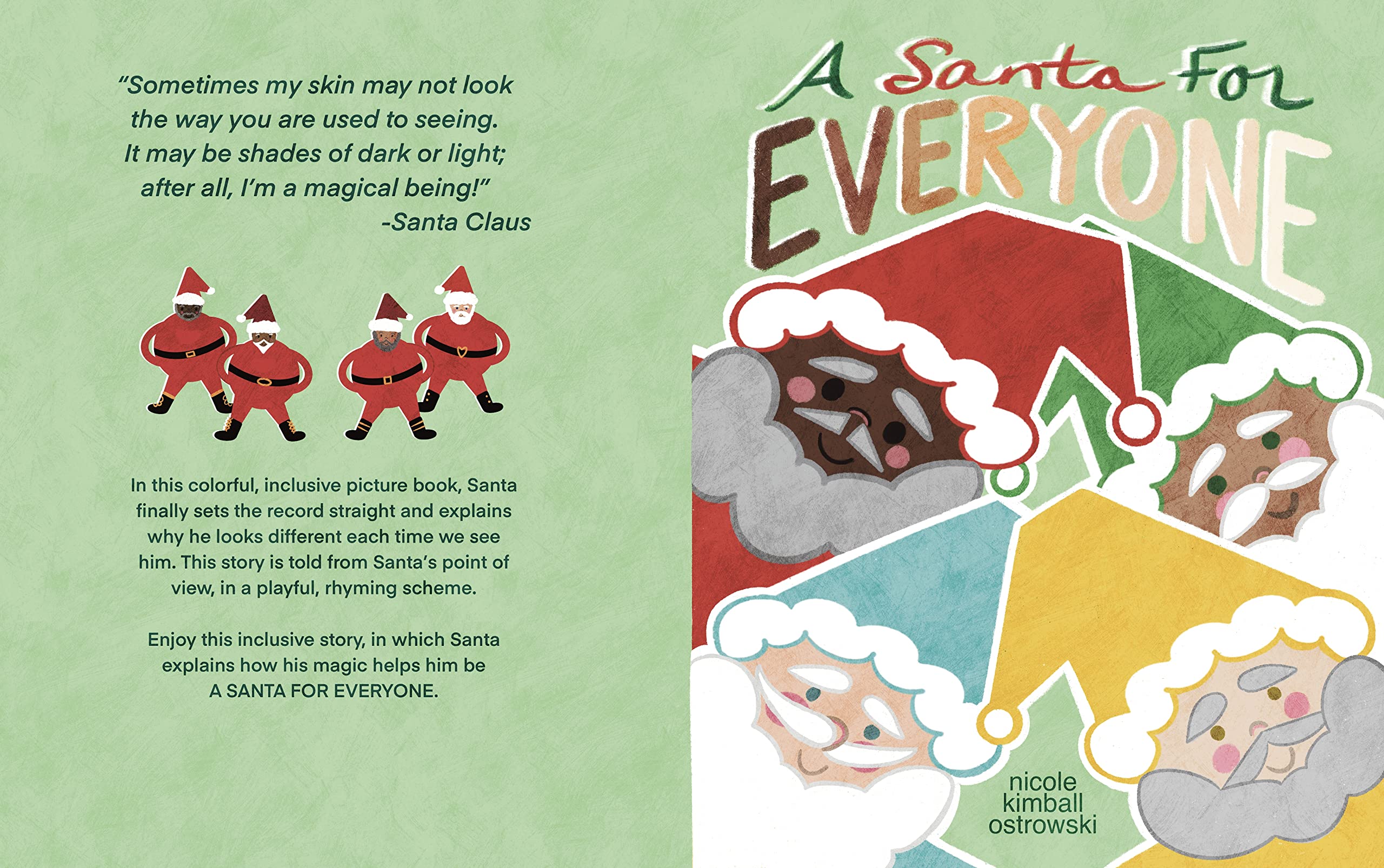 A SANTA FOR EVERYONE: A diverse, inclusive Christmas holiday picture ...