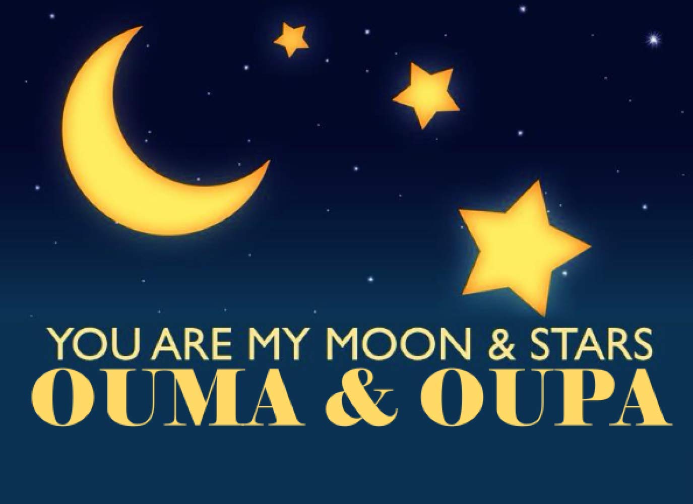 You Are My Moon & Stars - Ouma & Oupa: Personalized Book for ...