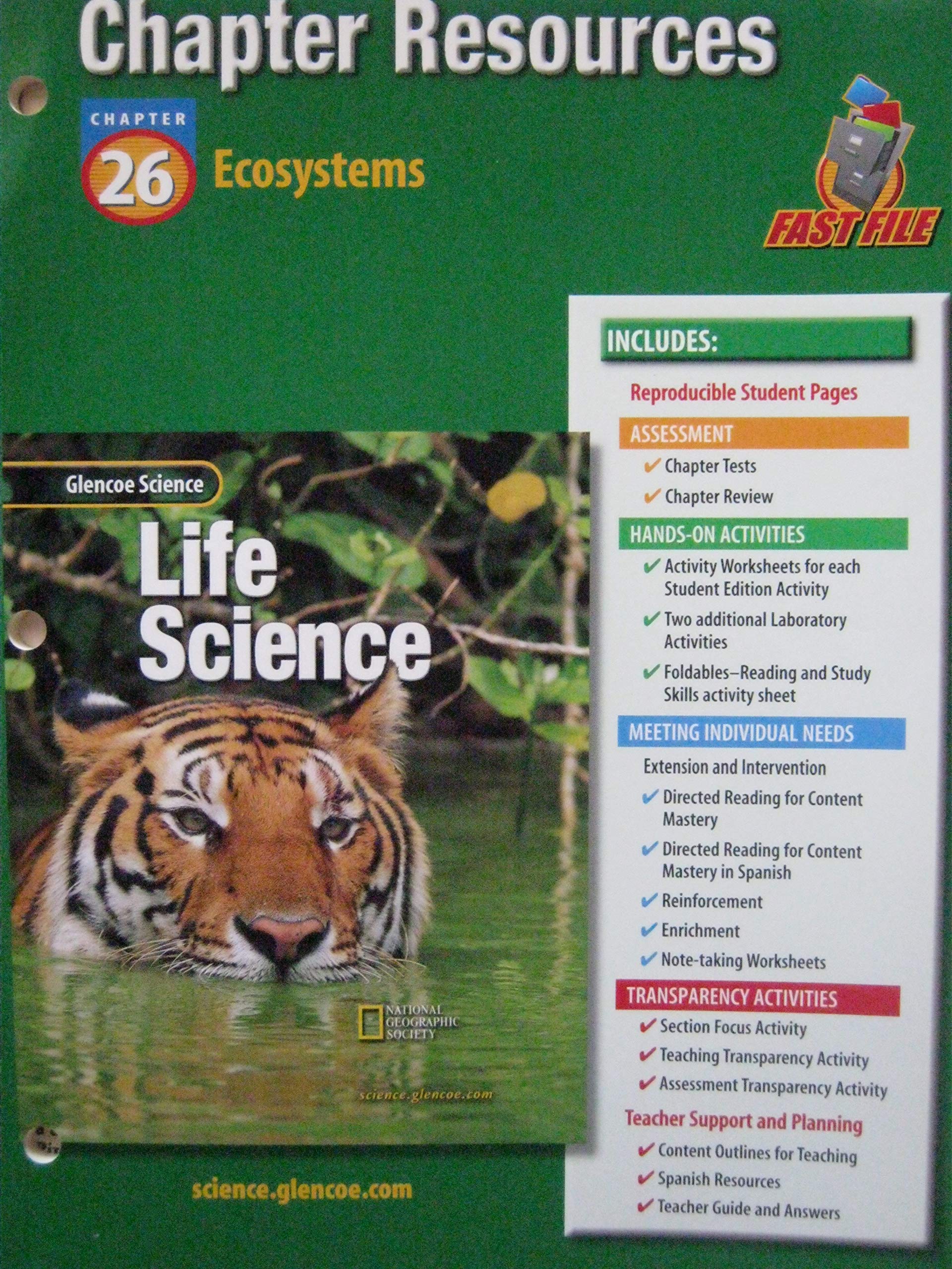 Glencoe Science: Life Science Chapter 26 Ecosystems Chp Res 434 2002 by ...