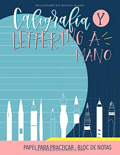 Caligrafía y lettering a mano: Papel para practicar - Bloc de notas by ...