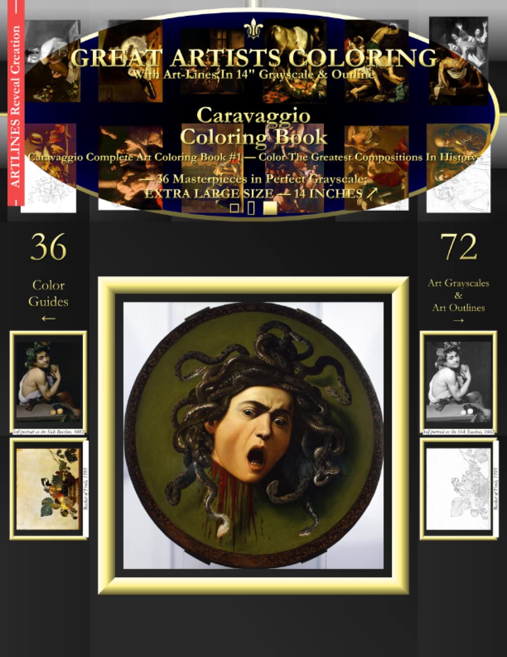 Caravaggio Coloring Book: Caravaggio Complete Art Coloring Book #1 ...