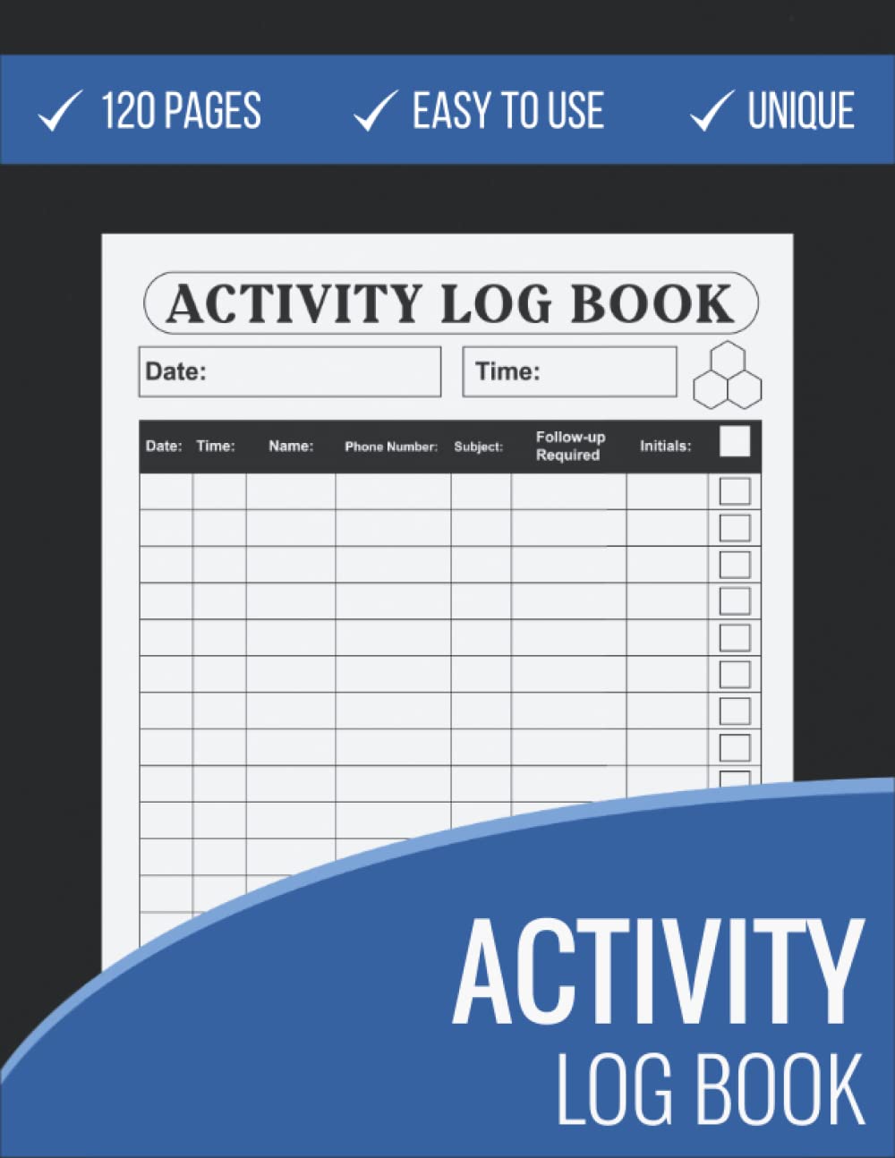 Activity Log Book: Multipurpose Daily Activity Notebook and Day-To-Day ...