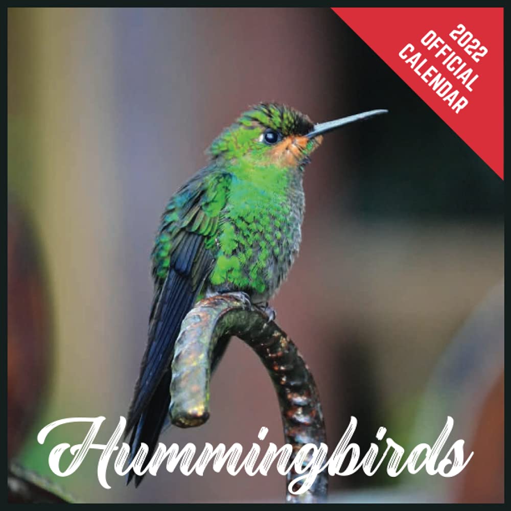 Calendar 2022 Hummingbirds: Hummingbirds Official 2022 Monthly Planner ...