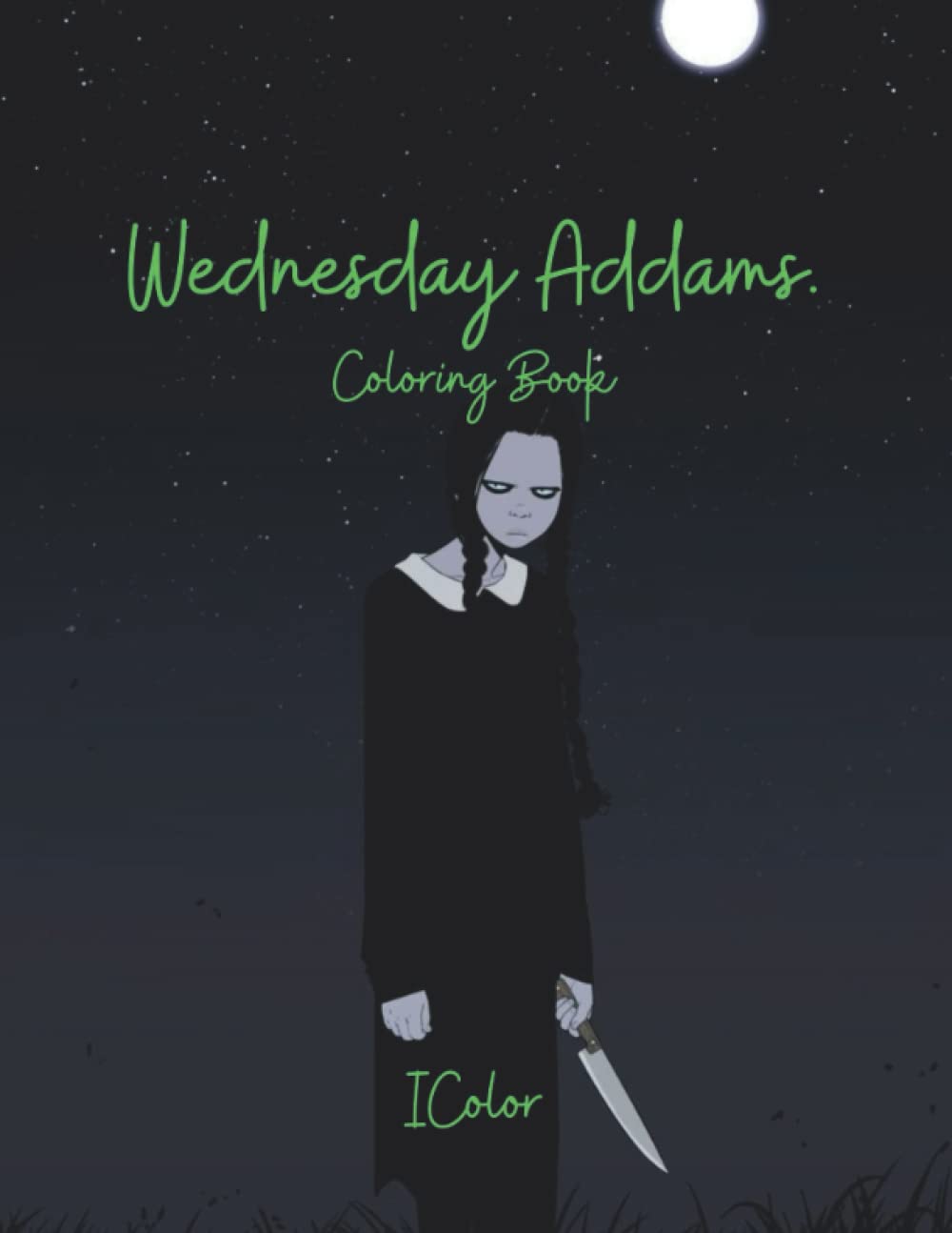 Wednesday Addams Coloring Book: High-Quality Coloring Pages for Kids ...