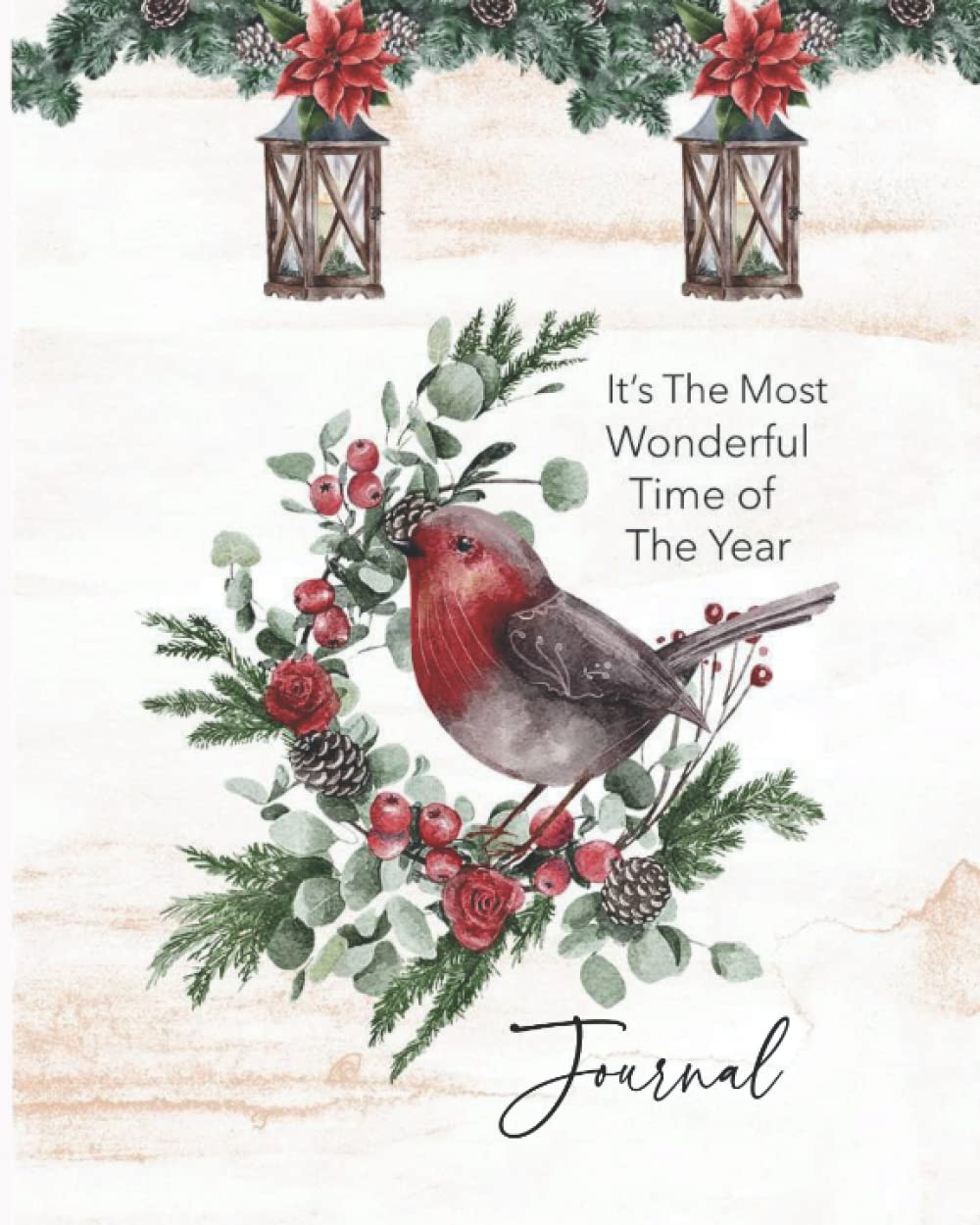 Holiday Notebook For Women: Christmas Dot Grid and Lined Journal for ...