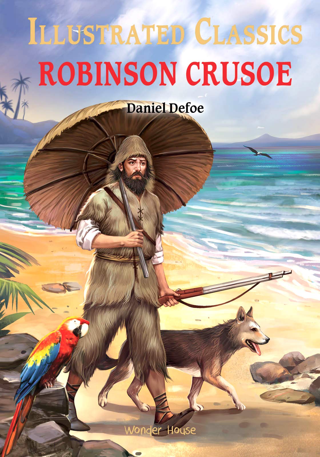 Illustrated Classics - Robinson Crusoe: Abridged Novels With Review ...