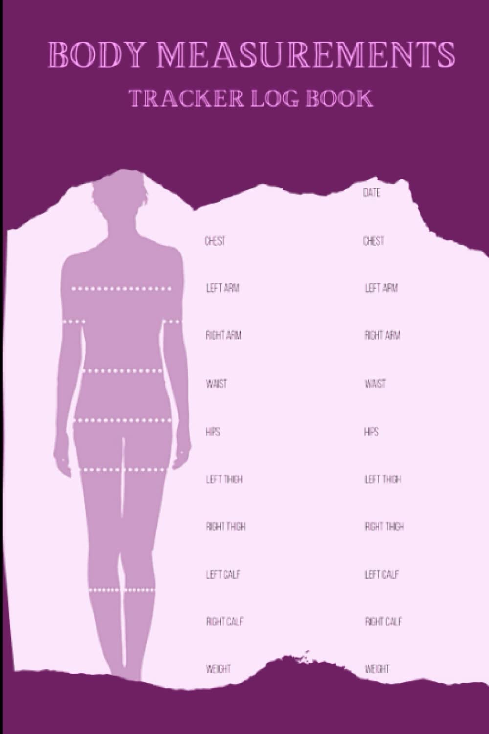 Body Measurement Tracker Log Book Useful Body Measurement Chart For body-measurement-tracker-log-book-useful-body-measurement-chart-for
