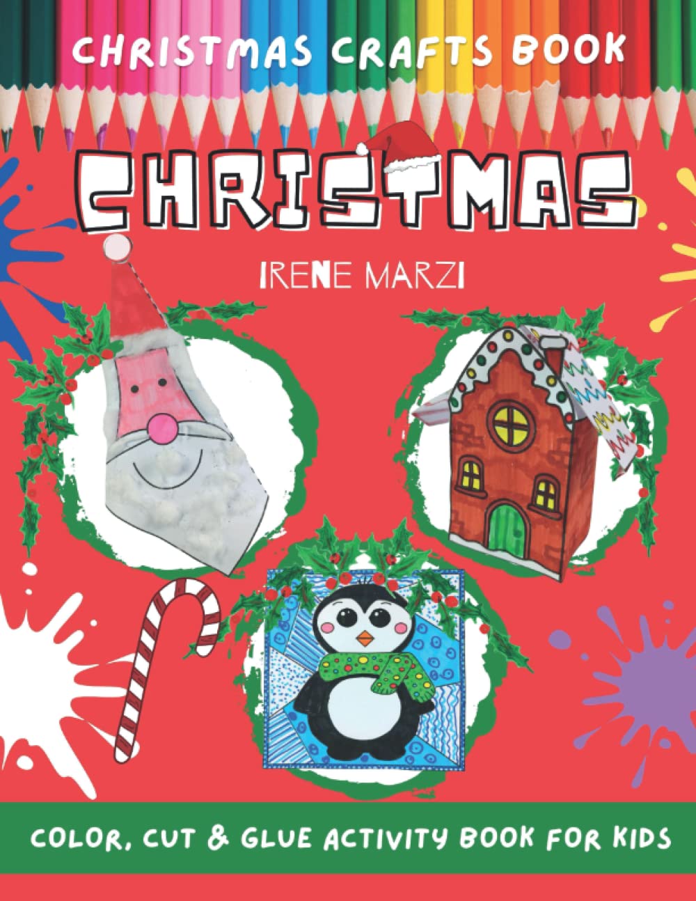 CHRISTMAS paper crafts for kids.: 25 fun & easy projects: Activity Book ...